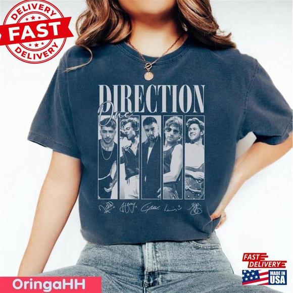 Shirts | Retro One Direction Shirt Music Band World Tour | Poshmark
